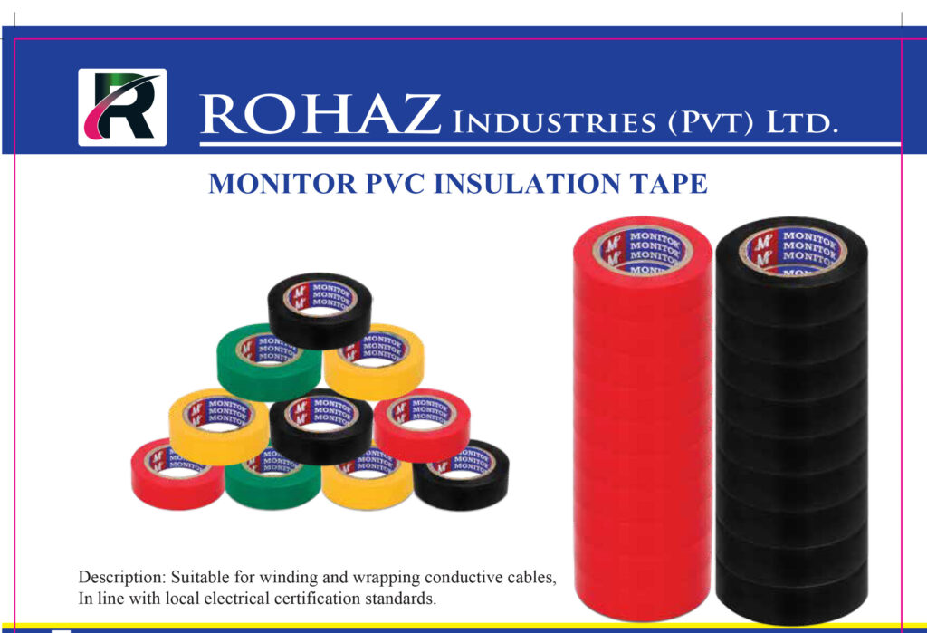 Monitor PVC Insulation Tape – Rohaz Industries